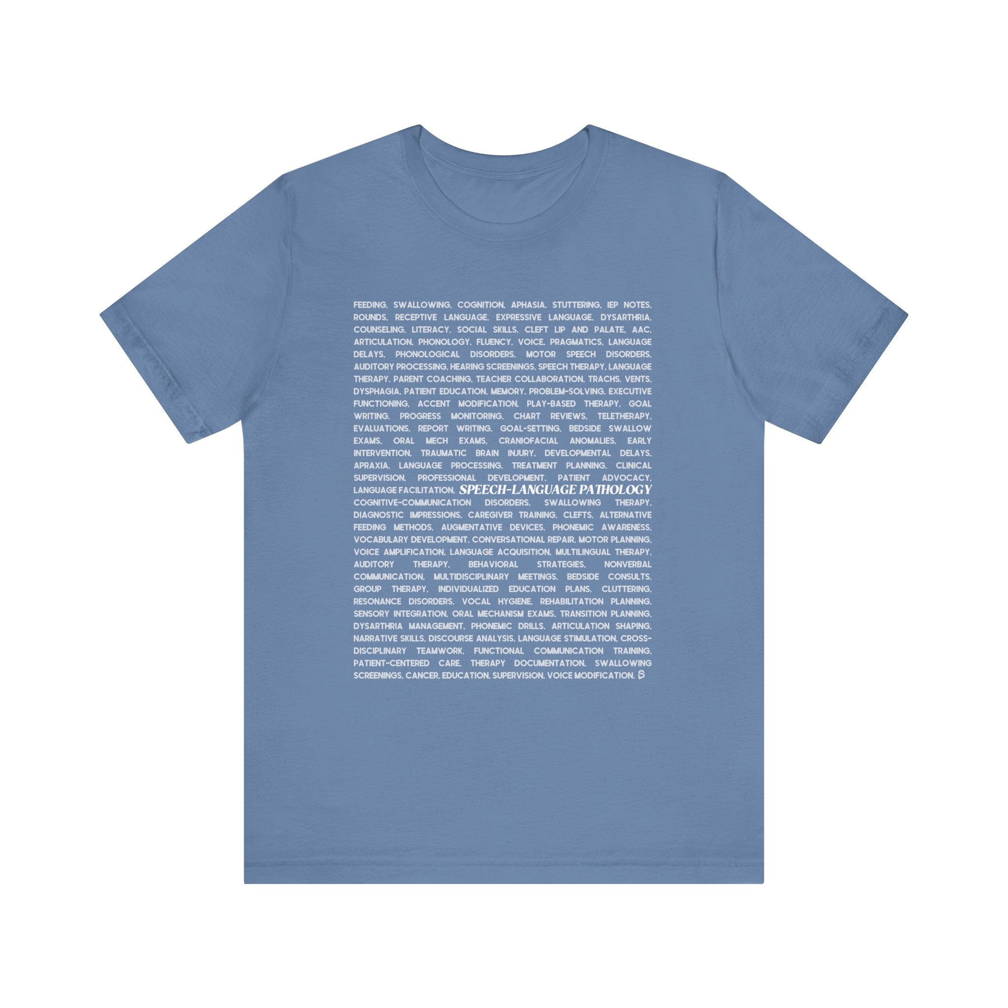 Speech-Language Pathology Scope of Practice Tee – Speaking of Samantics