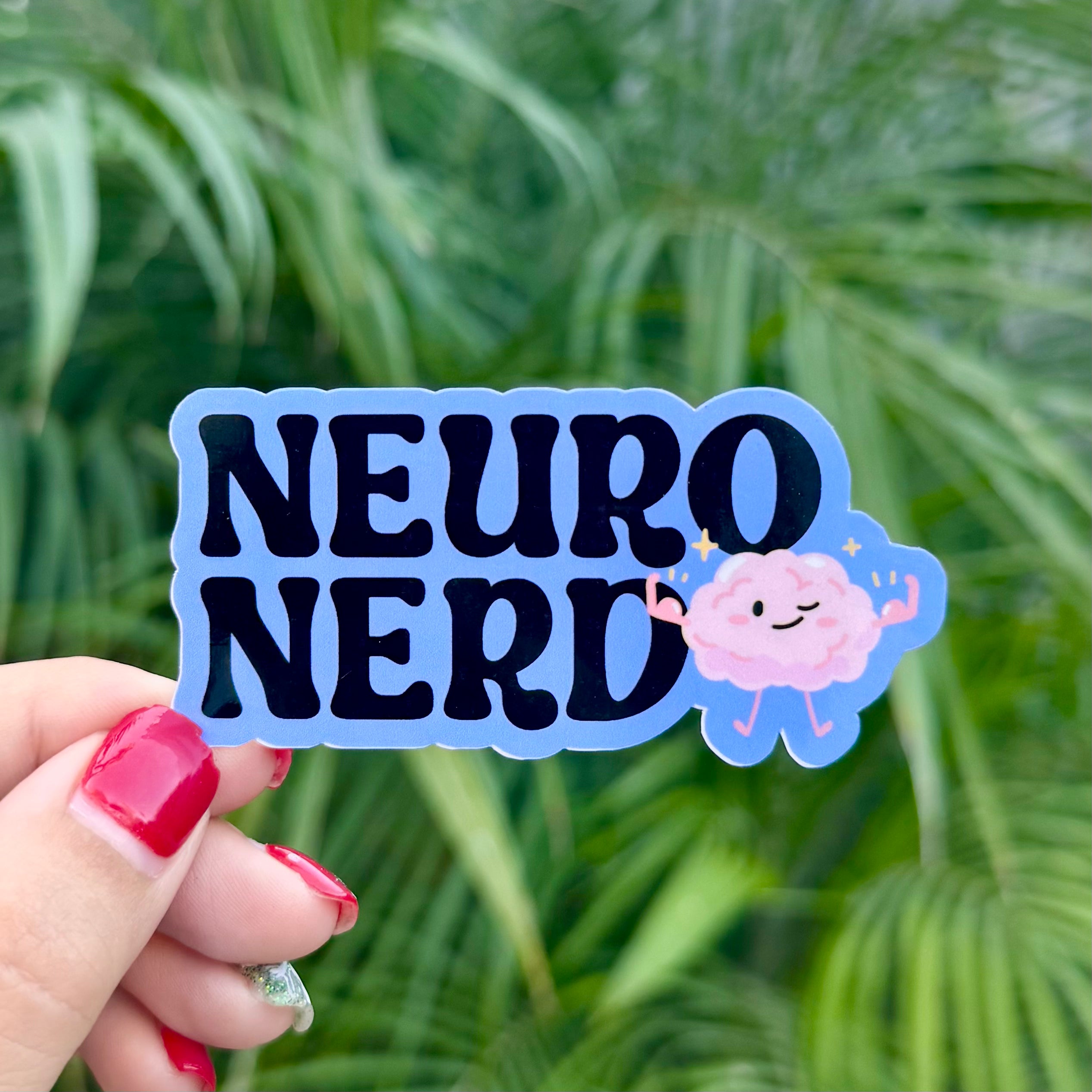Neuro Nerd Sticker – Speaking of Samantics