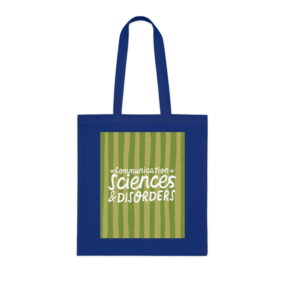 Communication Sciences and Disorders (CSD) Stripes Tote – Speaking of ...
