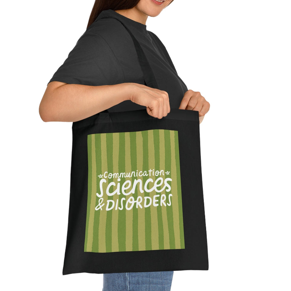 Communication Sciences and Disorders (CSD) Stripes Tote – Speaking of ...