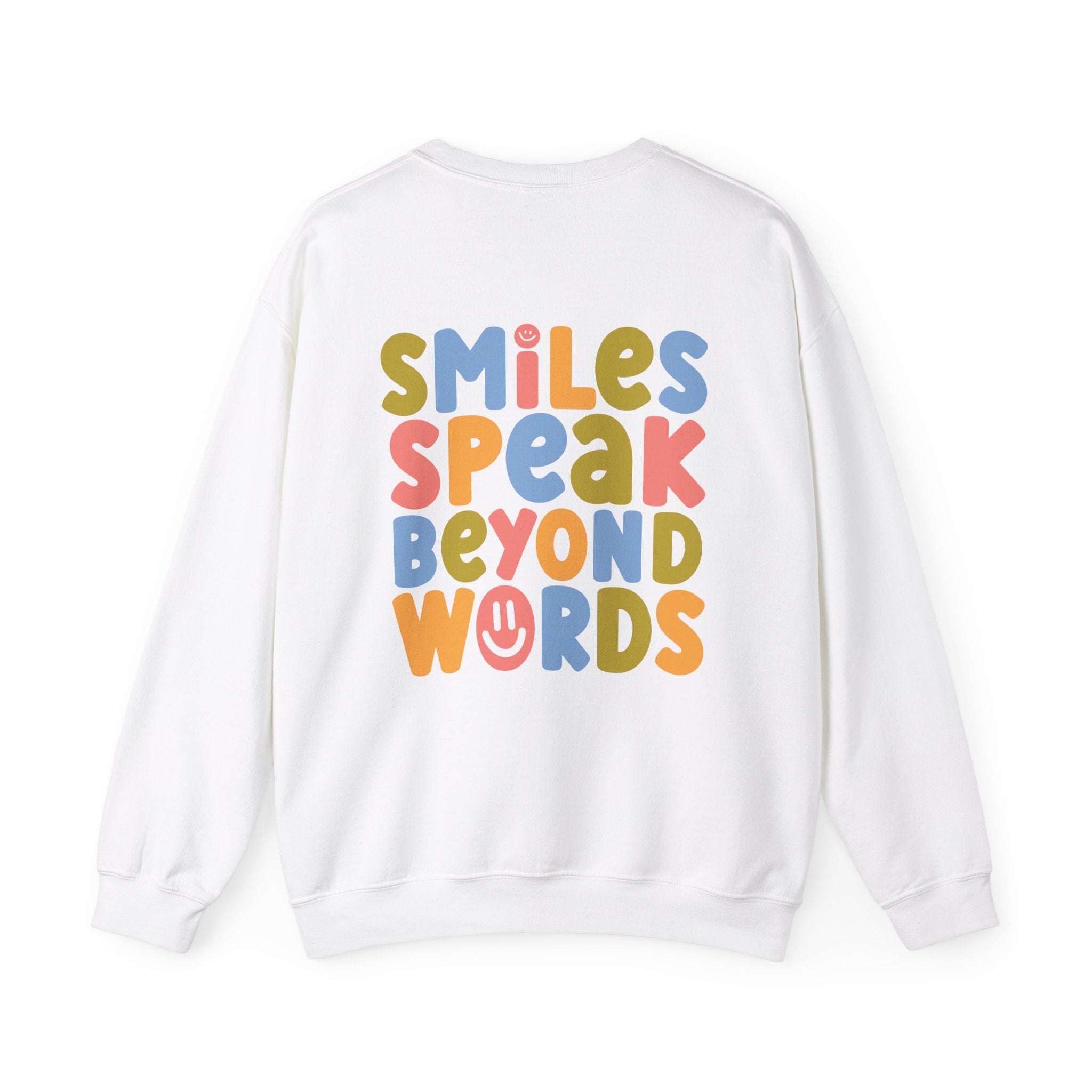 Smiles Speak Beyond Words Crewneck – Speaking of Samantics