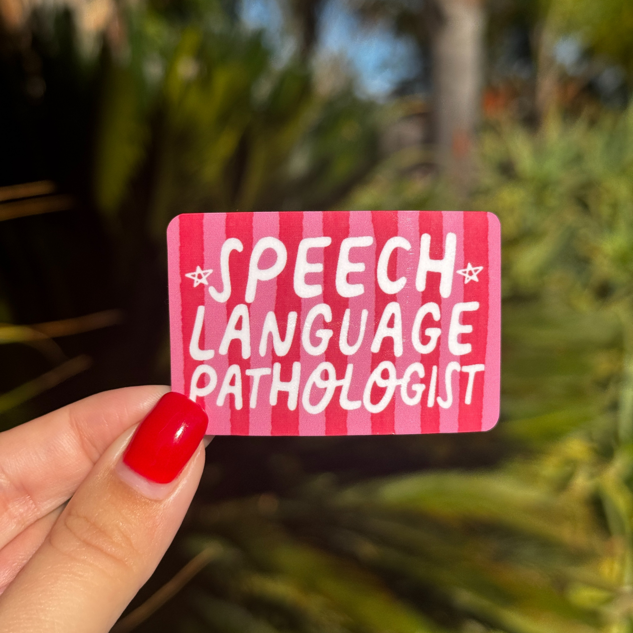 Speech Language Pathologist Sticker – Speaking of Samantics