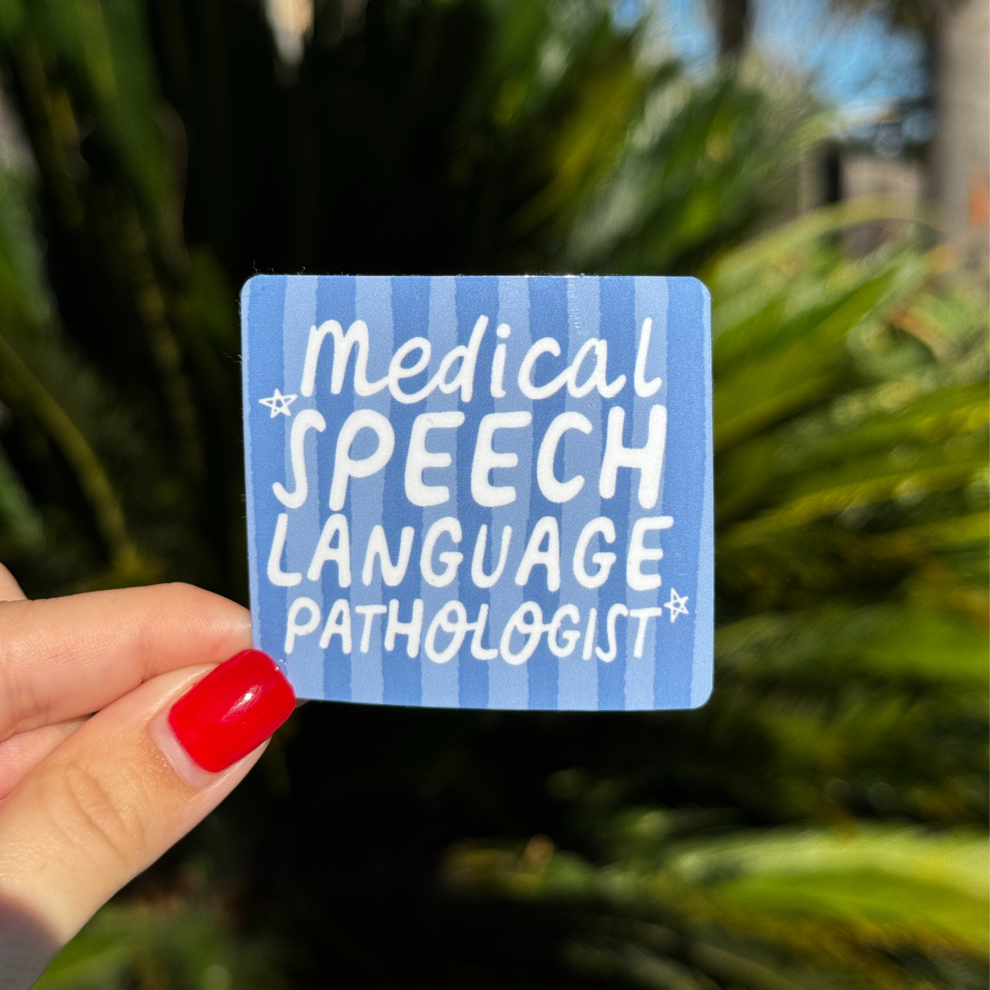 Medical Speech Language Pathologist Sticker – Speaking of Samantics