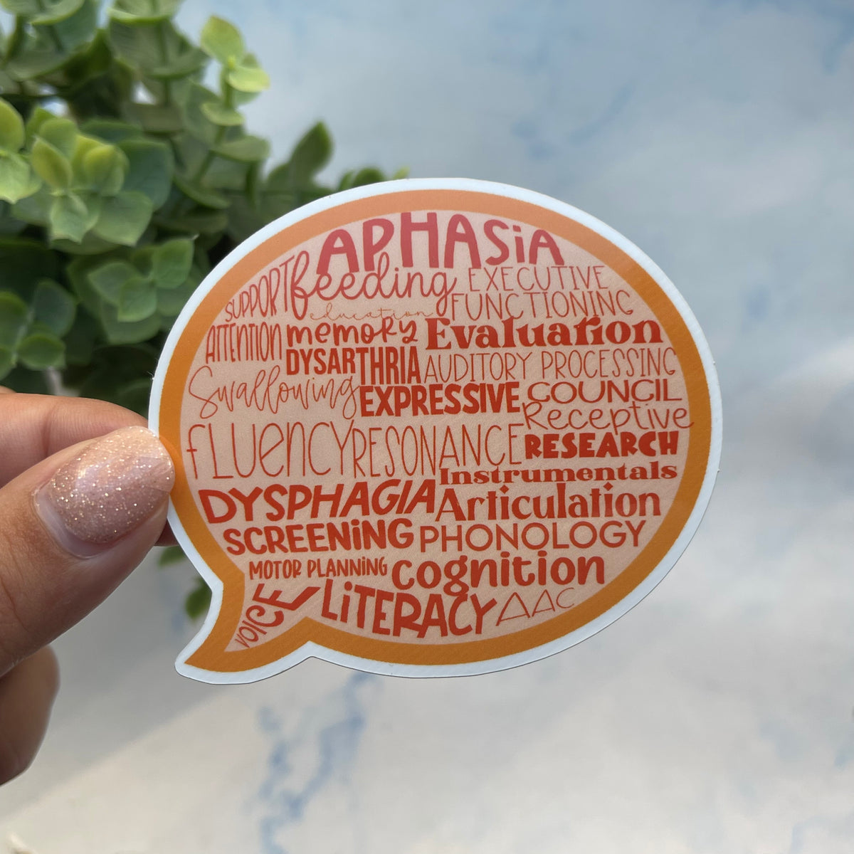 Scope of Practice Speech Bubble Sticker – Speaking of Samantics